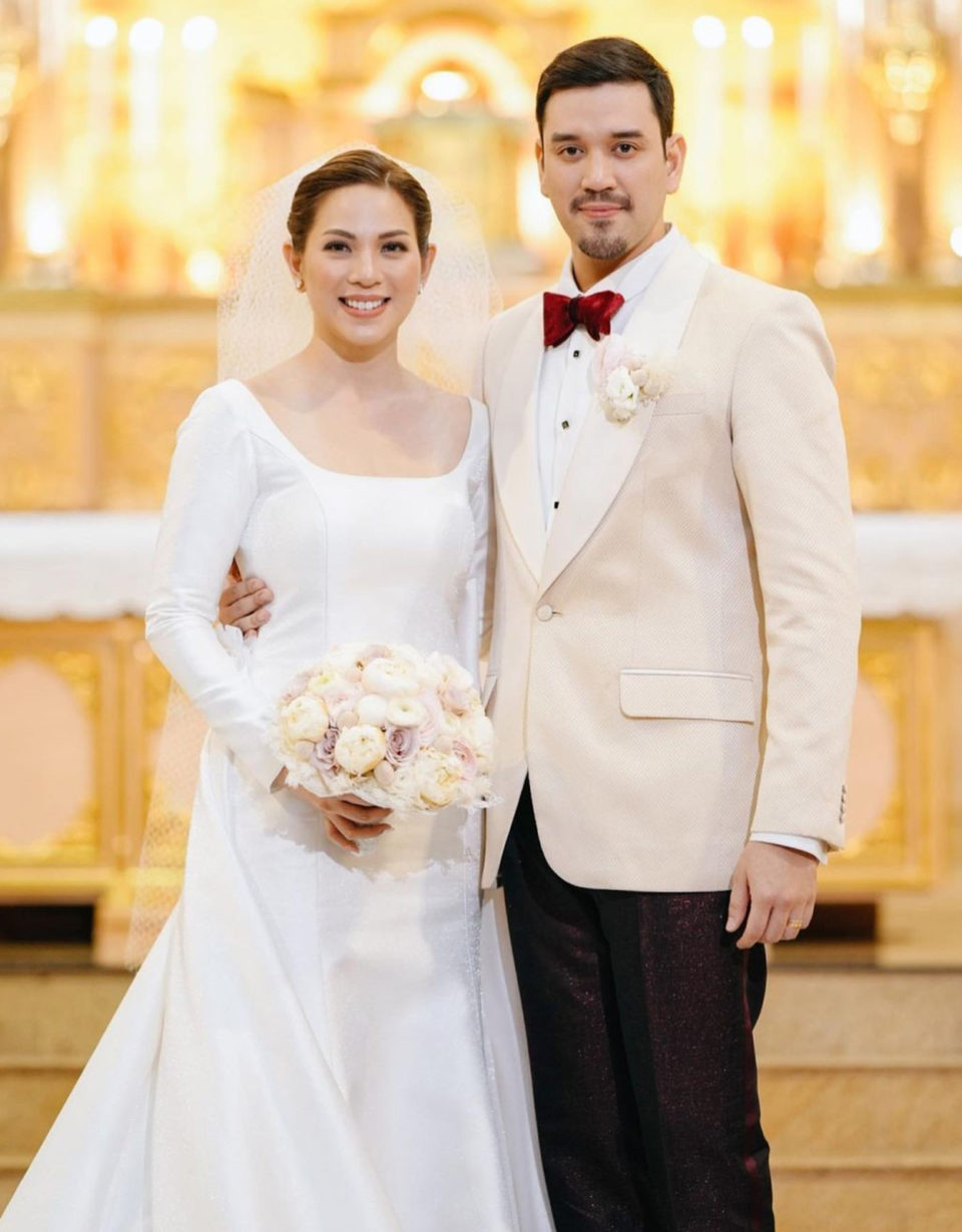 Luane Dy and Carlo Gonzalez Celebrate Their Church Wedding