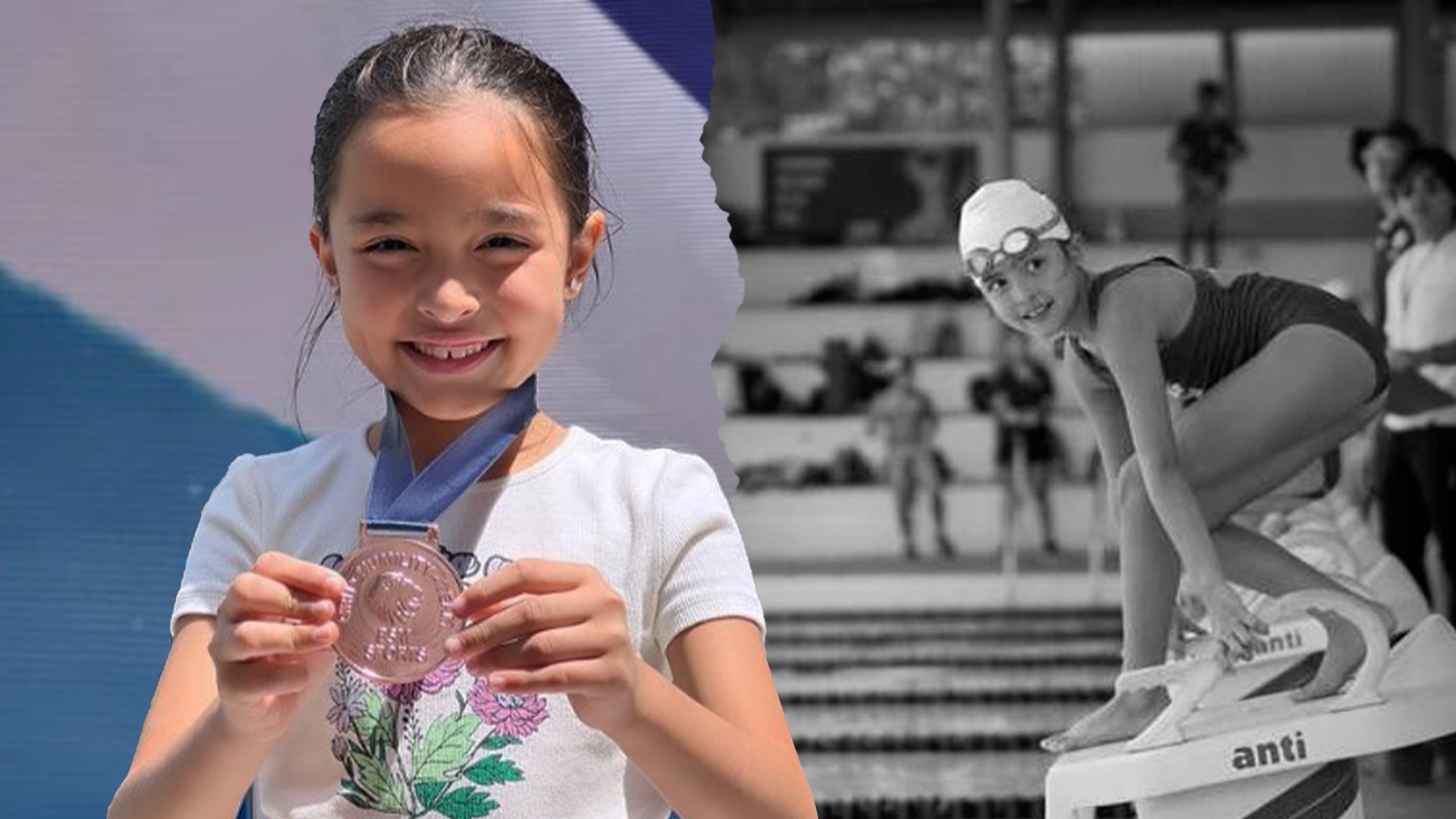 LOOK: Zia Dantes Wins a Bronze Medal for Swimming