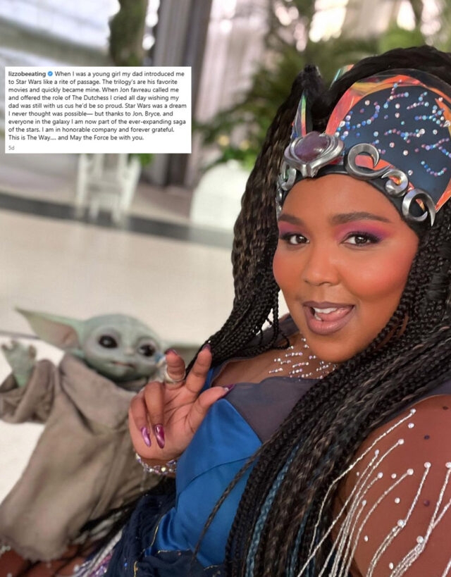 Lizzo as The Duchess in Star Wars: "My Dad Would Be So Proud."
