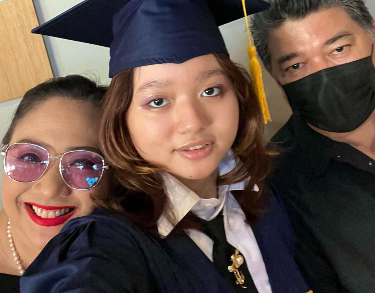 Julius Babao and Christine Bersola's Daughter Antonia Graduates
