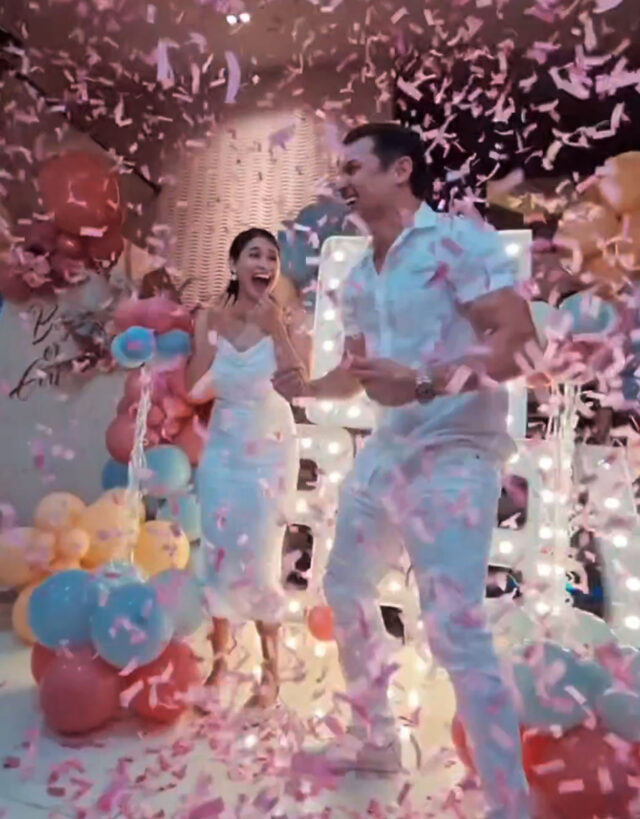 Misagh Bahadoran Celebrates Their Gender Reveal
