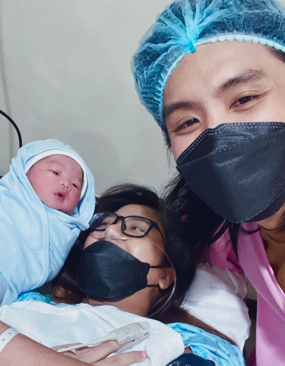 Cindy Obeñita and Henri Lopez Introduce Their Son Hashi