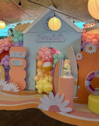 Why We Love the Reyes' Beach Club Baptism Party