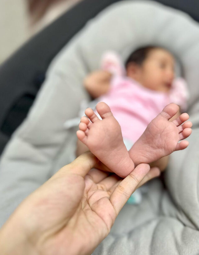 PJ Simon and Jehza Huelar Welcome a Baby Girl