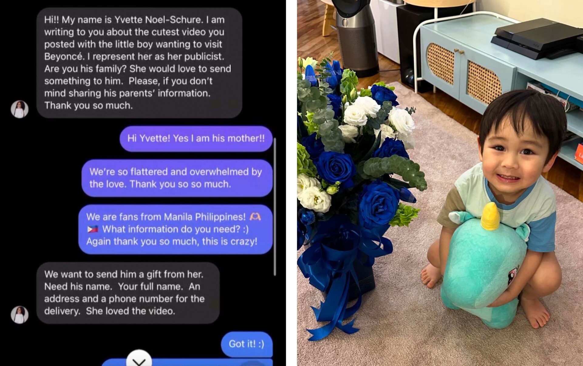 Bea Fabregas-Ramos' Son Tyler Is A Fan of Beyonce